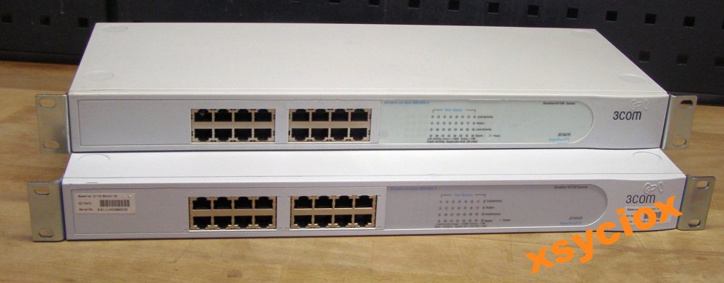 SWITCH 3COM 3C16470 SuperStack 3 Baseline 10/100 - Sklep, Opinie, Cena ...