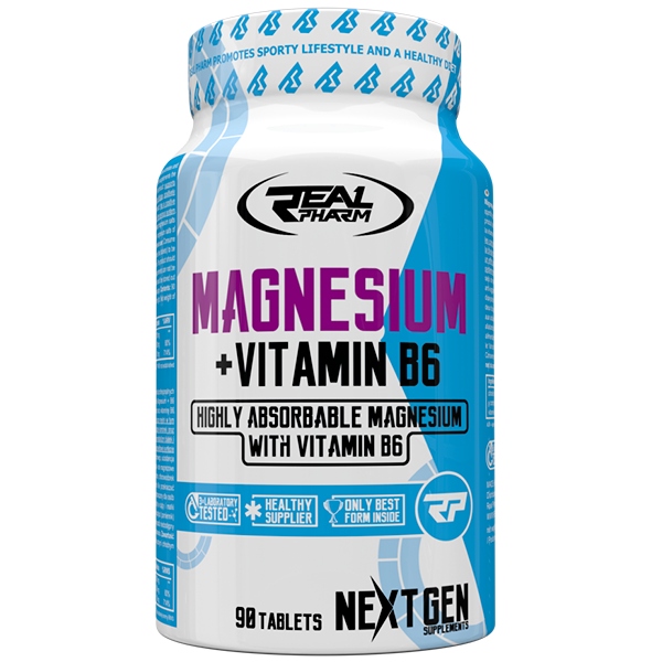 Real Pharm Magnesium +B6 90 tabletek (5904730666718) • Cena, Opinie ...