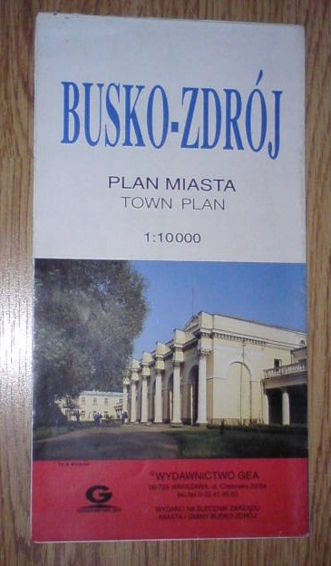 BUSKO-ZDRÓJ PLAN MIASTA MAPA 1998 R. • Cena, Opinie • Polska ...