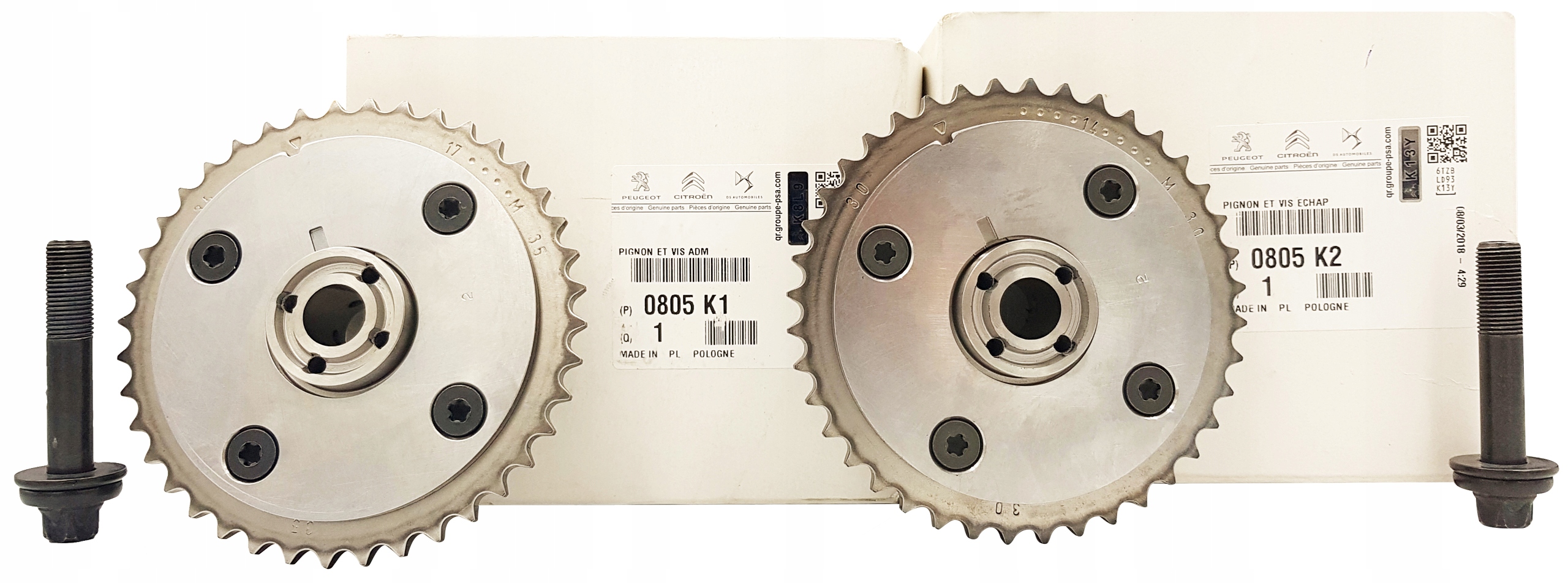 CITROEN C4 C5 DS4 1.6 KOŁO WAŁKA ROZRZĄDU ZESTAW 0751144589103 za 589 ...