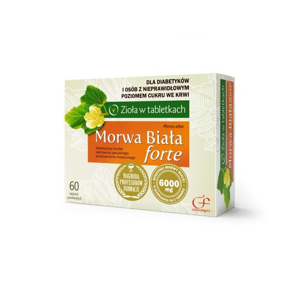 Doplněk stravy Colfarm Moruše bílá forte tablety 60 ks - Allegro