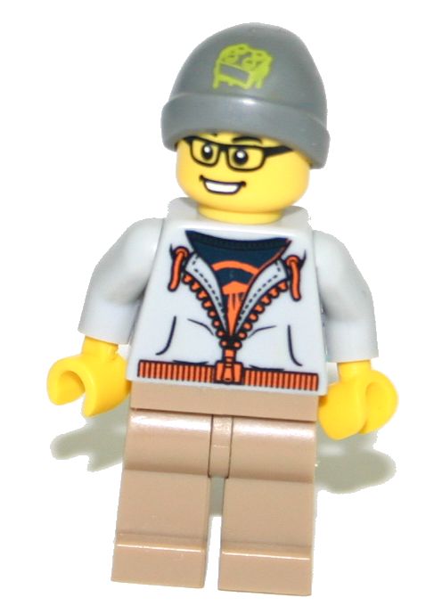 LEGO FIGURKA, LUDZIK 8804 SERIA 4 - SKATER • Cena, Opinie • Minifigurki ...