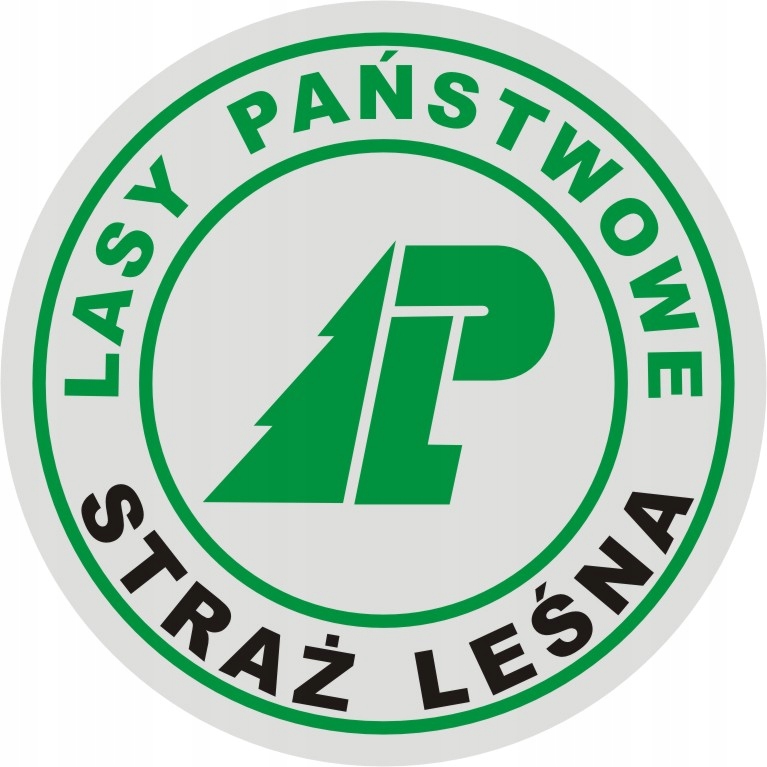 Lasy Państwowe Straż Leśna naklejka-tło odblask • Cena, Opinie • Folie ...