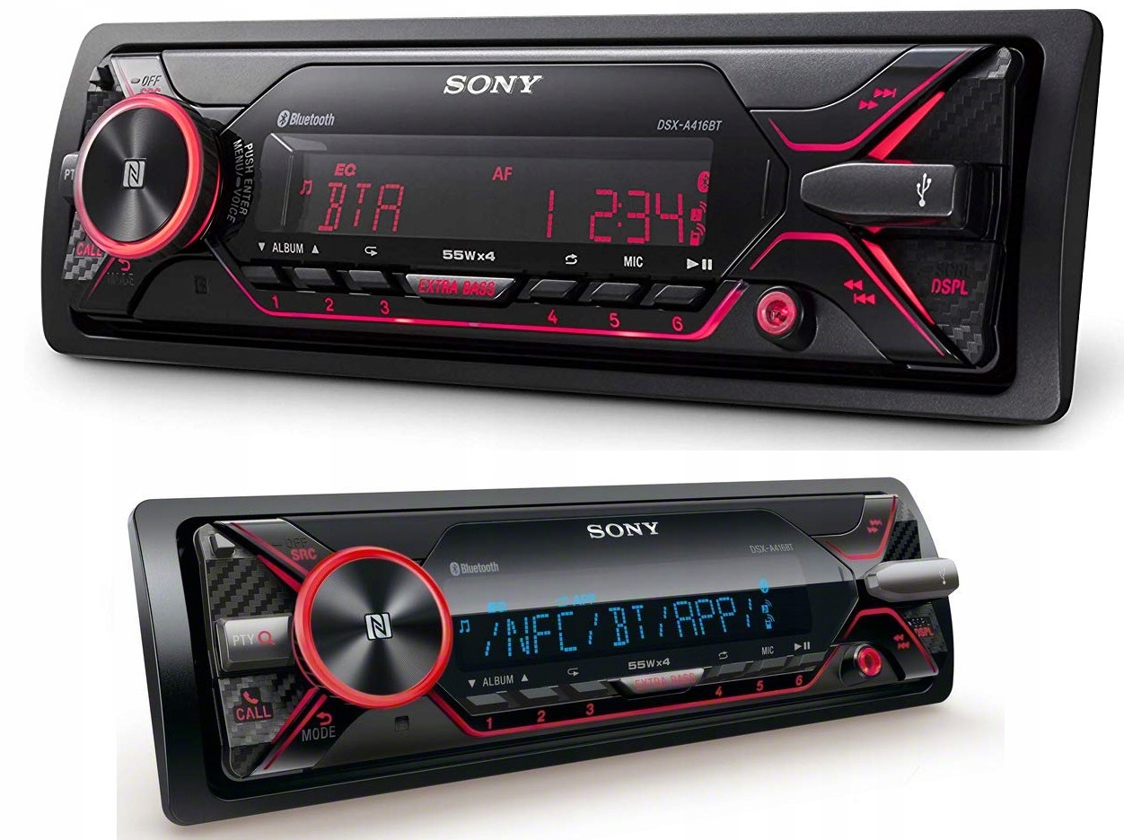 SONY DSX-A416BT RADIO SAMOCHODOWE BLUETOOTH USB - Sklep, Opinie, Cena w Allegro.pl