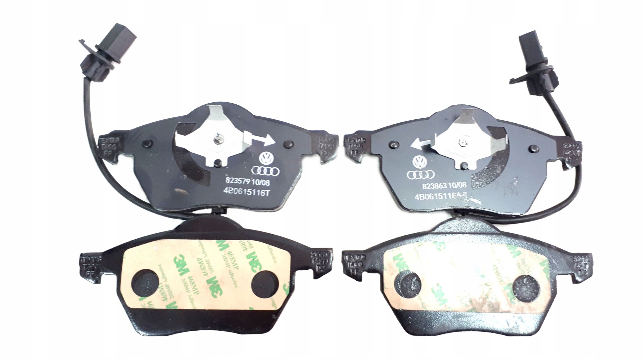 KLOCKI PRZÓD AUDI SKODA VW ORG 4B0698151J 4B0 698 151 J za 170,46 zł z ...
