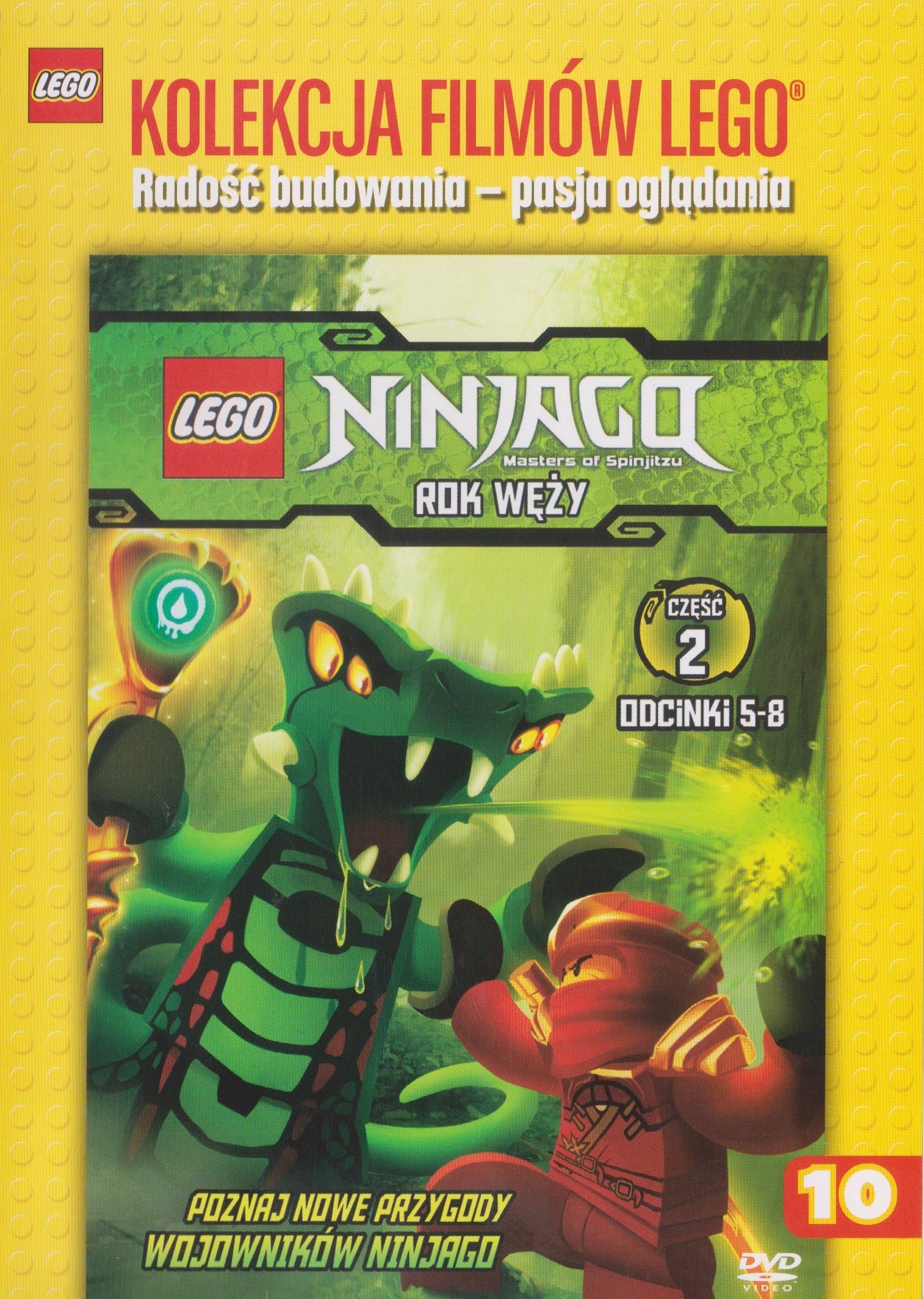 [DVD] LEGO NINJAGO - ROK WĘŻY Część 2 (folia) 13176962233 - Sklepy ...