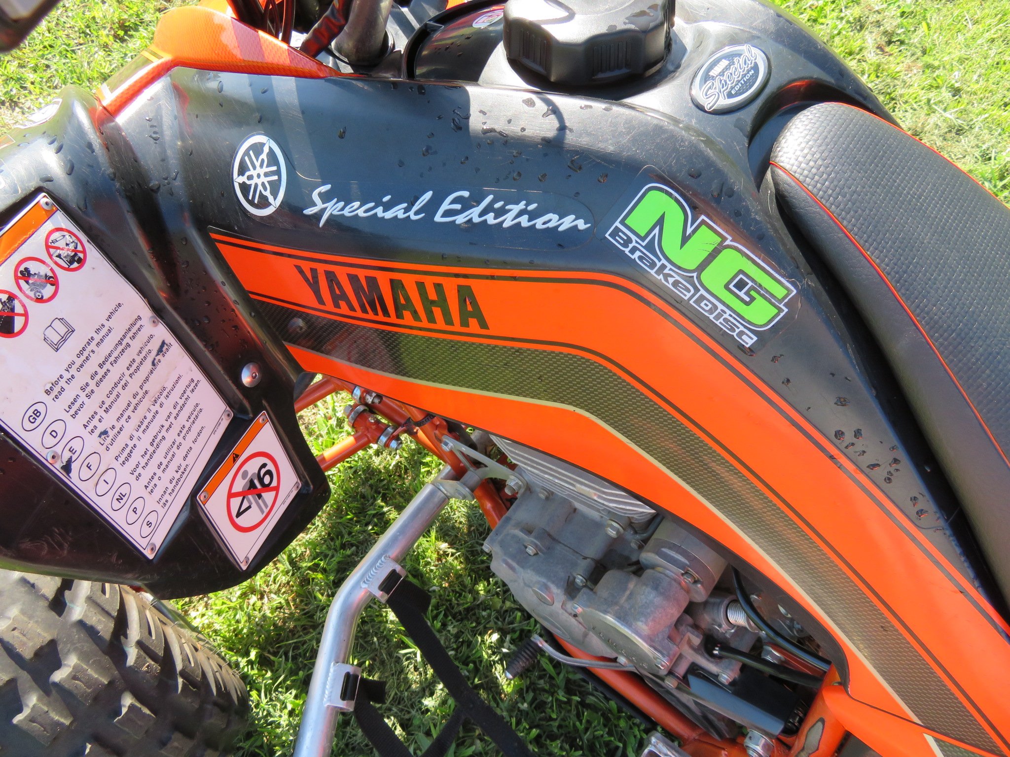 QUAD YAMAHA YFM RAPTOR 250 R SPECIAL EDITION - 7374700181 - oficjalne ...