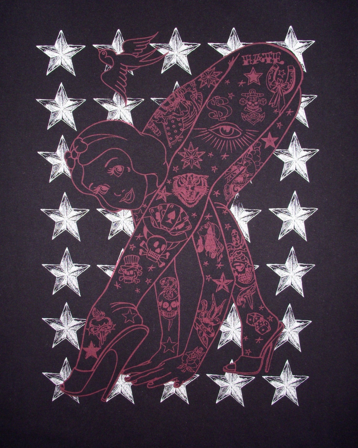 JUST JUNKIES PIN UP SNOW WHITE KRÓLEWNA ŚNIEŻKA L - 7349621459 ...