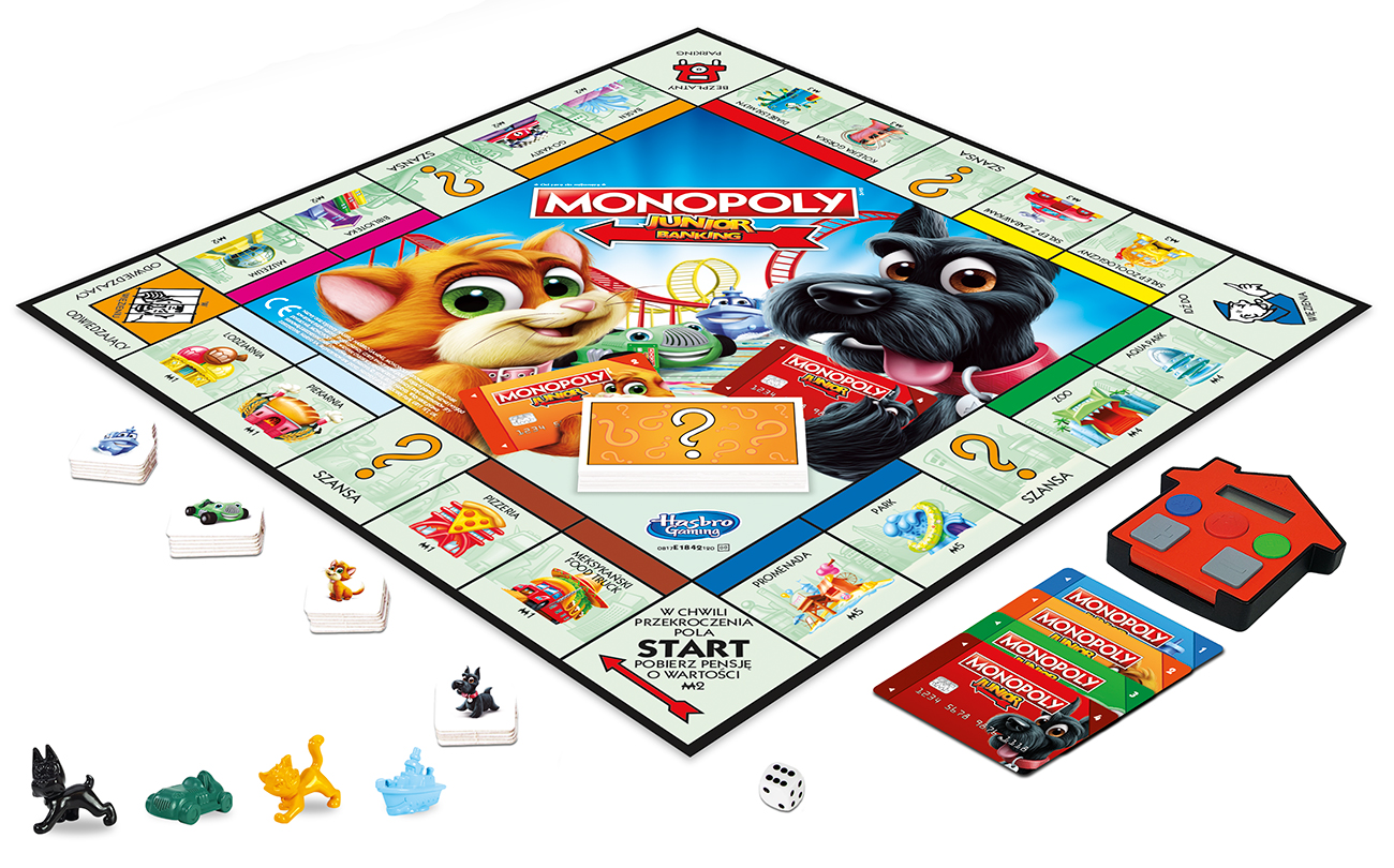 HASBRO MONOPOLY JUNIOR BANKING +TERMINAL PL E1842 - 7124967487 ...