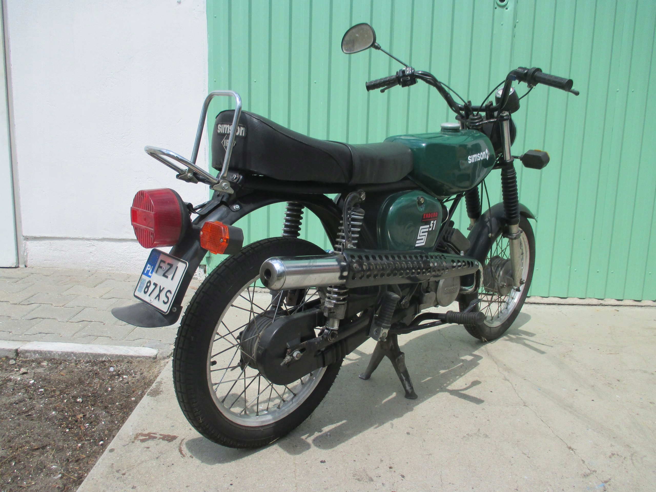 SIMSON IFA S51 ENDURO 1987 ROK 4 BIEGI MOTOROWER - 7420868929 ...