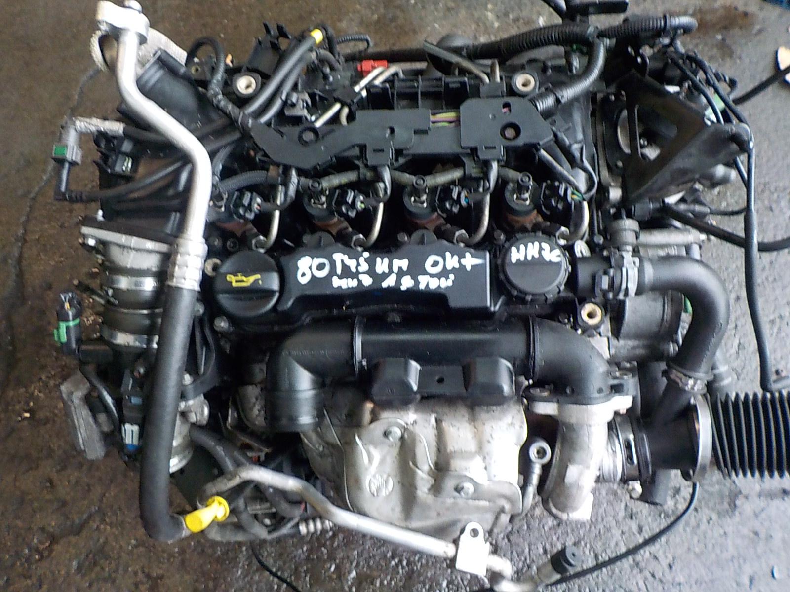 FORD FIESTA MK7 SILNIK 1.6 TDCI HHJC KOMPLETNY - 7446136444 - oficjalne archiwum allegro