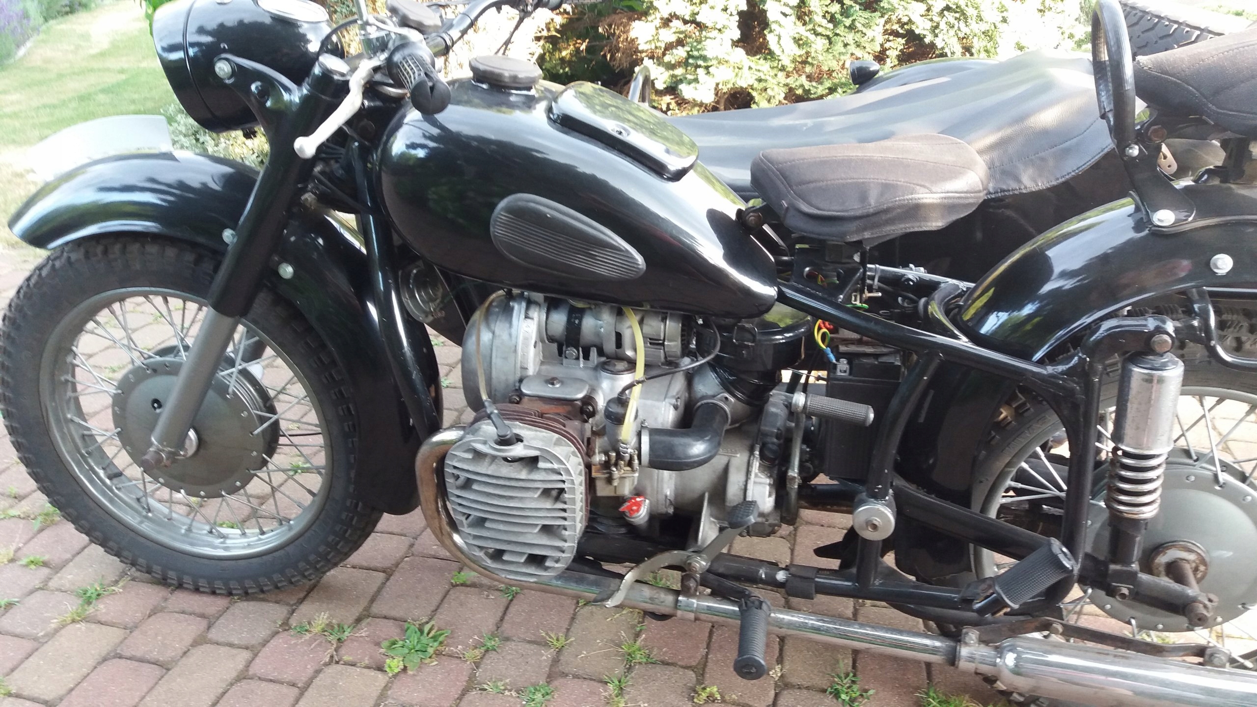 K 750 DNIEPR M72 MOTOCYKL Z WÓZKIEM BOCZNYM KOSZEM - 7407268137 ...