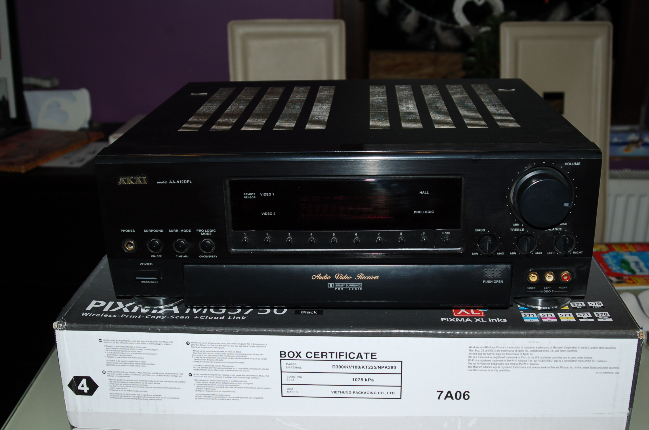 Amplituner AKAI model AA-V12DPL - 7099831569 - oficjalne archiwum allegro