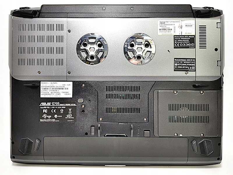 LAPTOP GAMINGOWY ASUS G70S 2 X GEFORCE 8700GT SL - 7771241936 ...