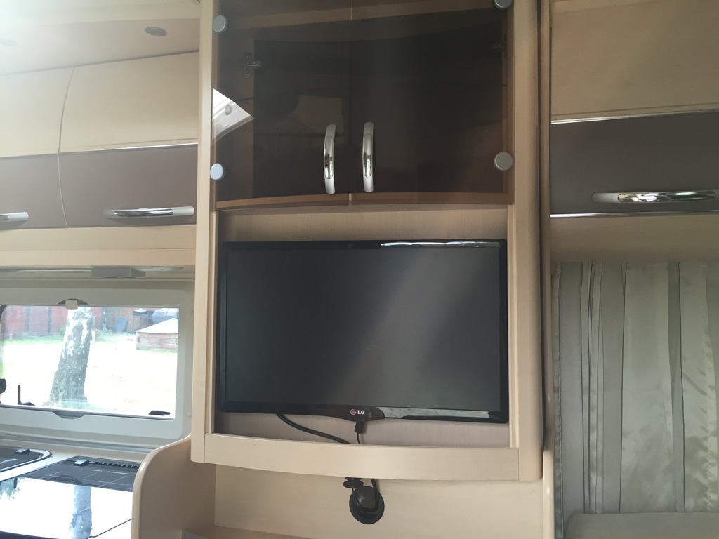 PRZYCZEPA KEMPINGOWA HOBBY 640 VIP Z PRZEDSIONKIEM - 7247560046 ...