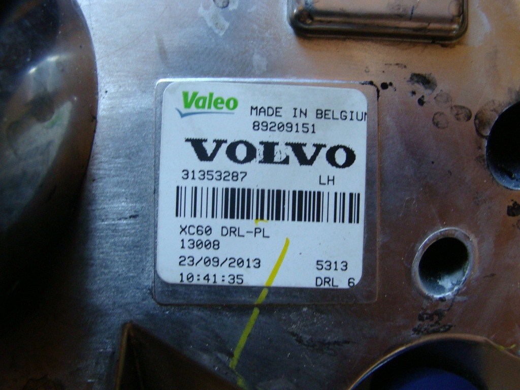 VOLVO XC 60 LIFT LAMPA LEWA DRL LED 31353287 2013- - 7399411322 ...
