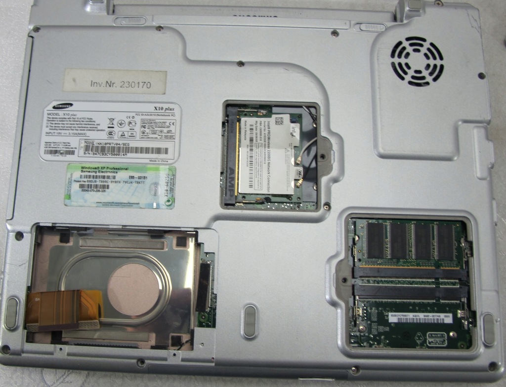 LAPTOP SAMSUNG X10 PLUS PENTIUM M 735 1,7GHZ W723 - 6942841771 ...