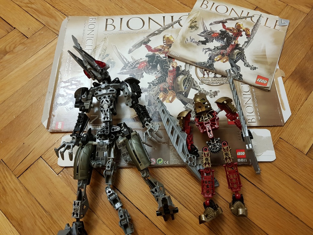 Lego Bionicle - Toa Lhikan & Kikanalo nr 8811 - 7675881011 - oficjalne ...