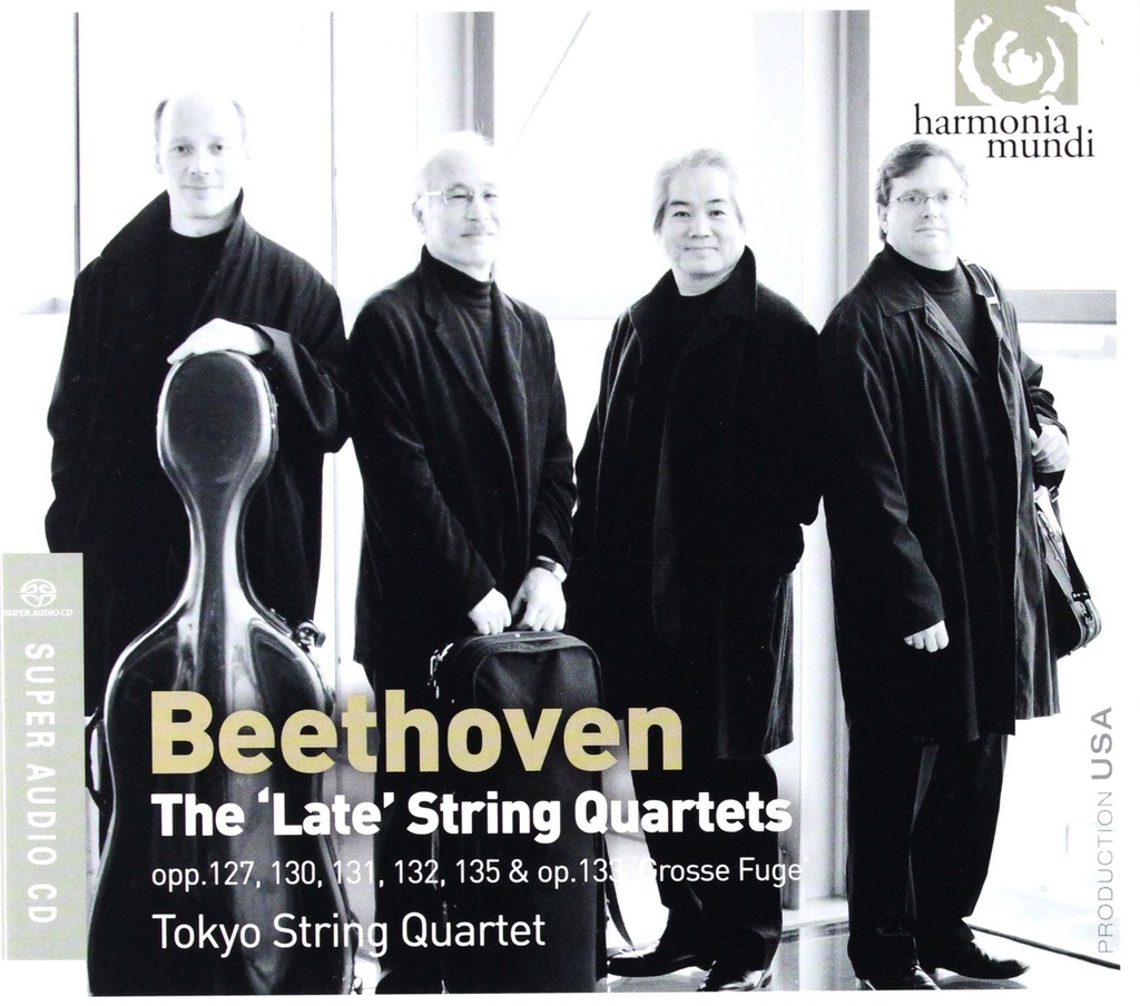 BEETHOVEN: THE LATE STRING QUARTETS TOKYO STRING Q - 7132522352 - oficjalne archiwum Allegro