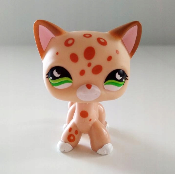 Littlest Pet Shop kotek w cętki shorthair LPS #852 - 7539234619 ...