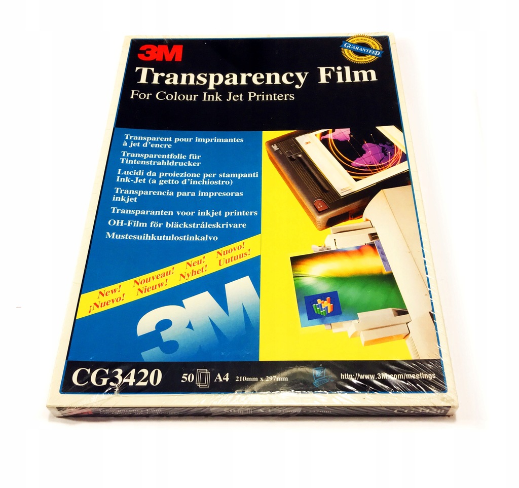 3M 3x CG3300 Folia do drukarek laserowych + CG3420 - 7682105194 ...