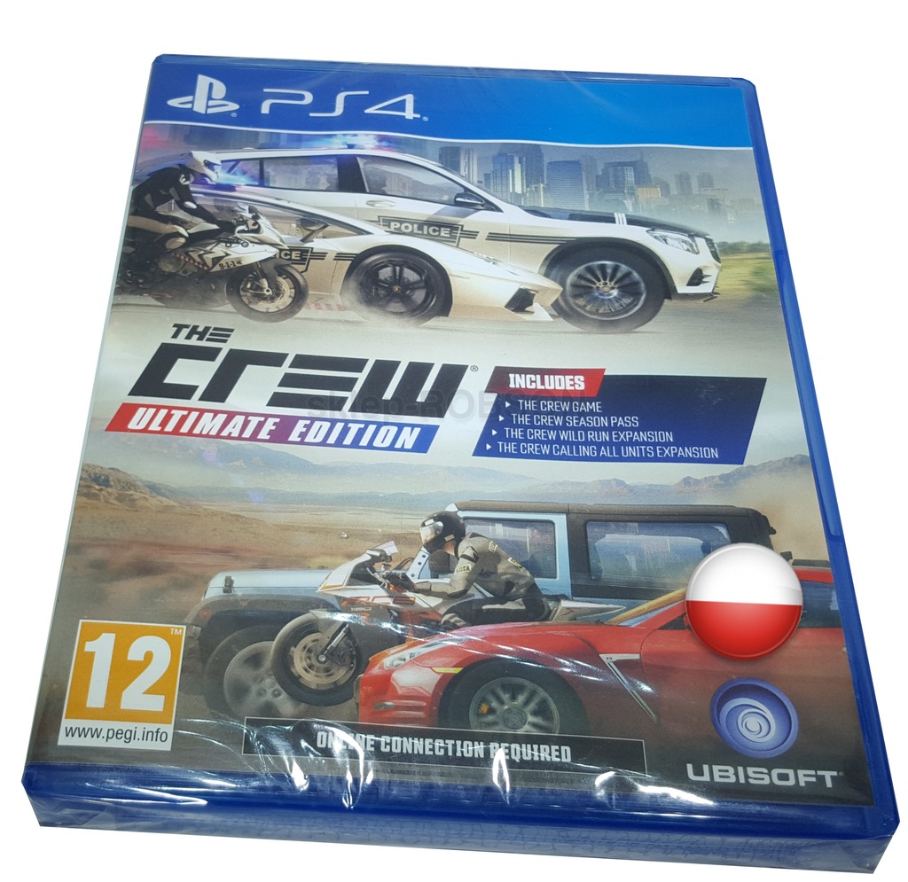 THE CREW ULTIMATE EDITION PS4 NOWY PLAYSTATION PL - 6998297460 ...