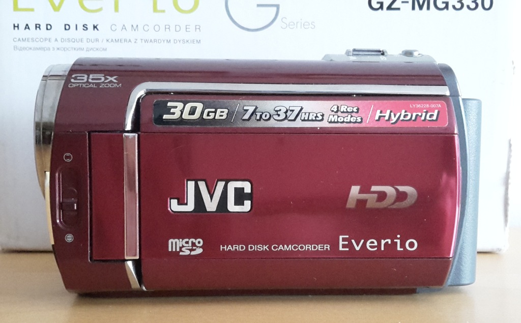 KAMERA CYFROWA JVC GZ-MG330 EVERIO * JAK NOWA! - 7435473093 - oficjalne ...