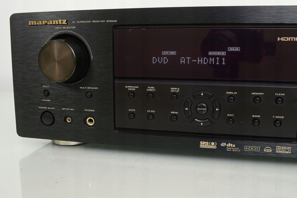 MARANTZ SR-5002 Amplituner wielokanałowy z HDMI - 7474654411 - oficjalne archiwum Allegro