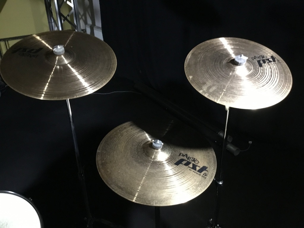 perkusja + talerze paiste pst5 + podwójna stopa - 7140251615 ...