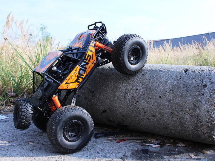 SAMOCHÓD RC MONSTER TRUCK 4x4 STEROWANY NA PILOTA - 7694209166 ...