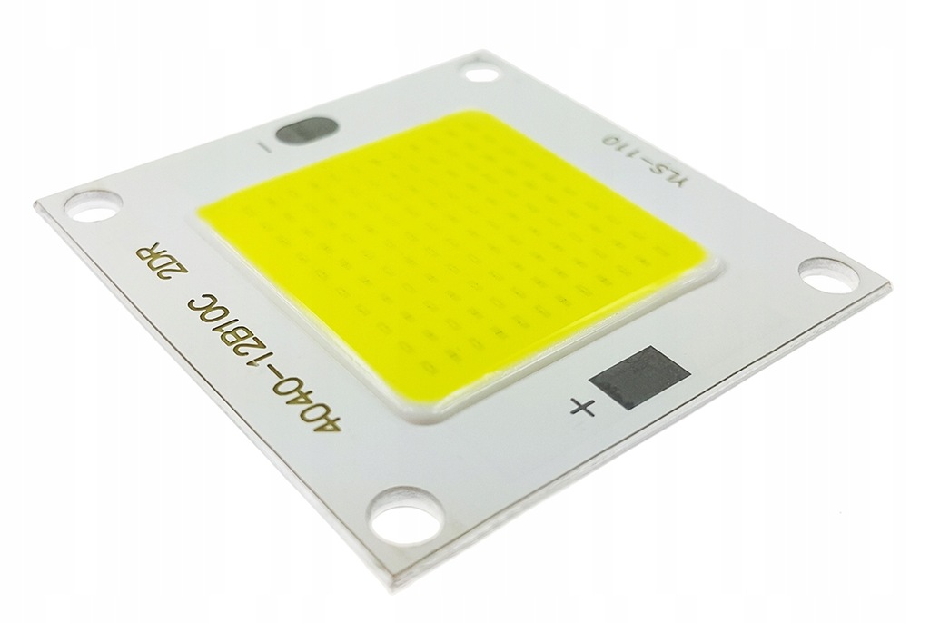 Dioda LED COB 50W Zimna DO HALOGENU NAŚWIETLACZA - 7384651105 - oficjalne archiwum Allegro