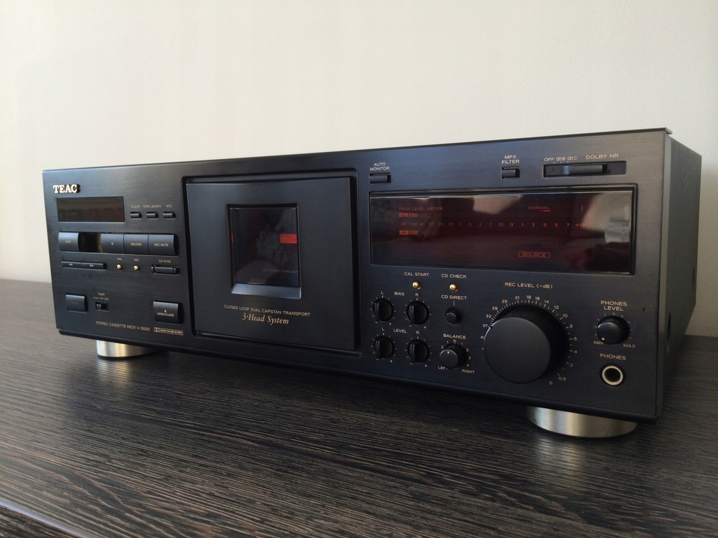 MAGNETOFON KASETOWY TEAC V-5000 - 7715989304 - oficjalne archiwum Allegro