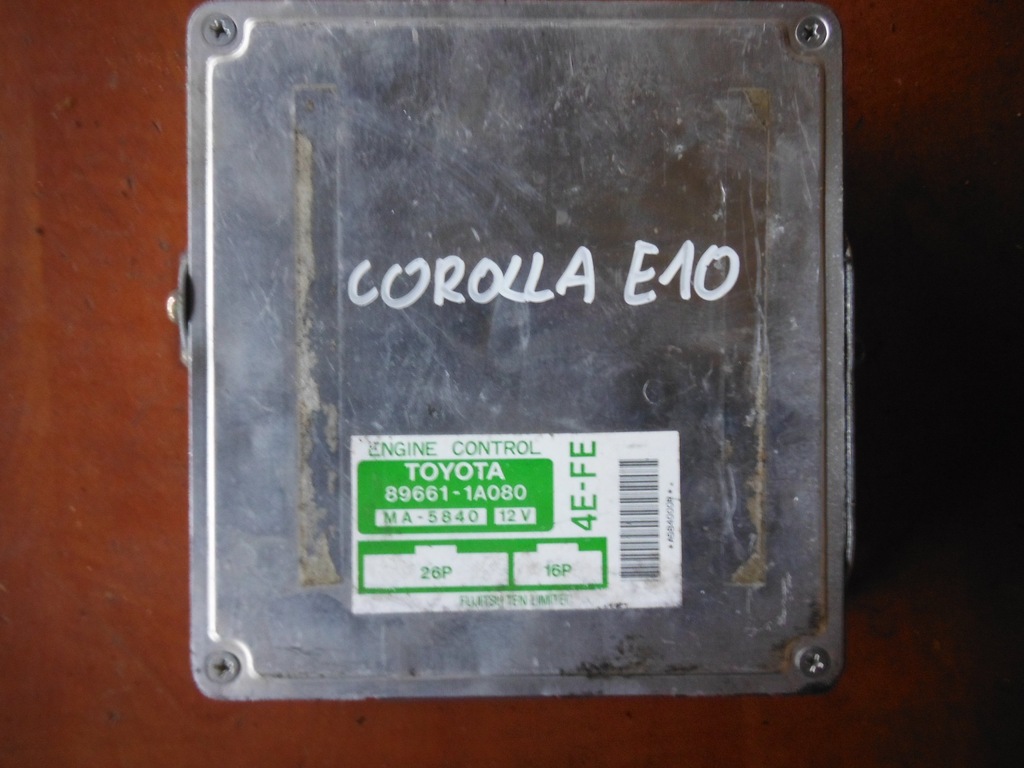 KOMPUTER STEROWNIK COROLLA E10 89661-1A080 4E-FE - 7198466559 ...