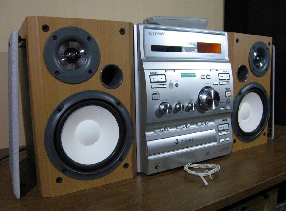 SONY CMT-CP300 ŚWIETNY ZESTAW HIFI KOLUMNY PILOT - 7557430181 - oficjalne archiwum Allegro