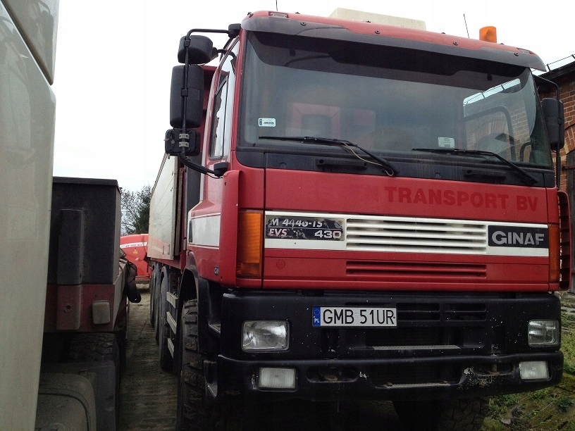 GINAF DAF 8x8 BŁOTNIAK 48000kg 430km WYWROTKA - 7496637029 - oficjalne ...