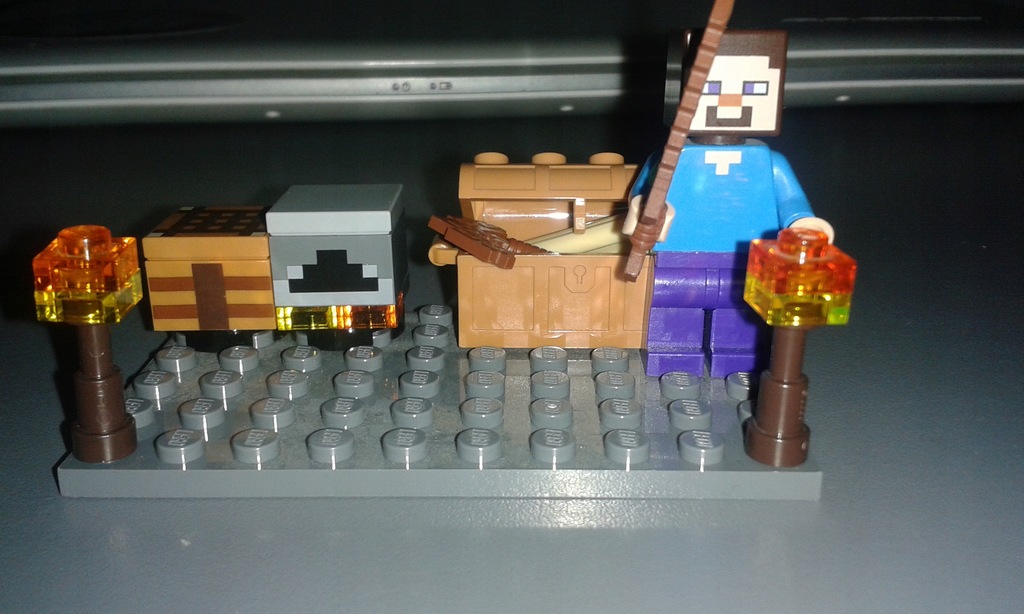 Lego Minecraft: Steve+dodatki - 7460589529 - oficjalne archiwum Allegro
