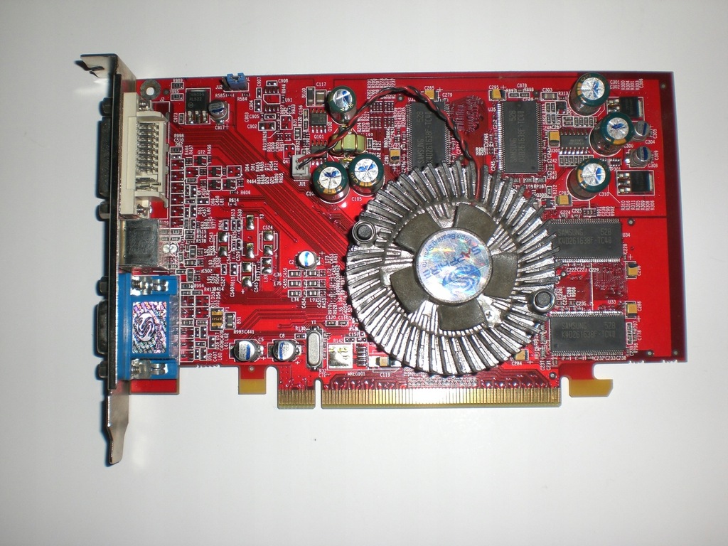 KARTA GRAFICZNA SAPPHIRE RADEON X550 128MB PCI-E - 7056404528 ...