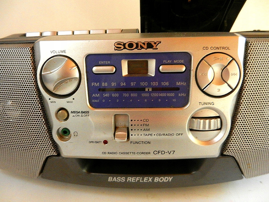 CD RADIO CASSETTE-CORDER CFD-V7 SONY - 7502088448 - oficjalne archiwum Allegro