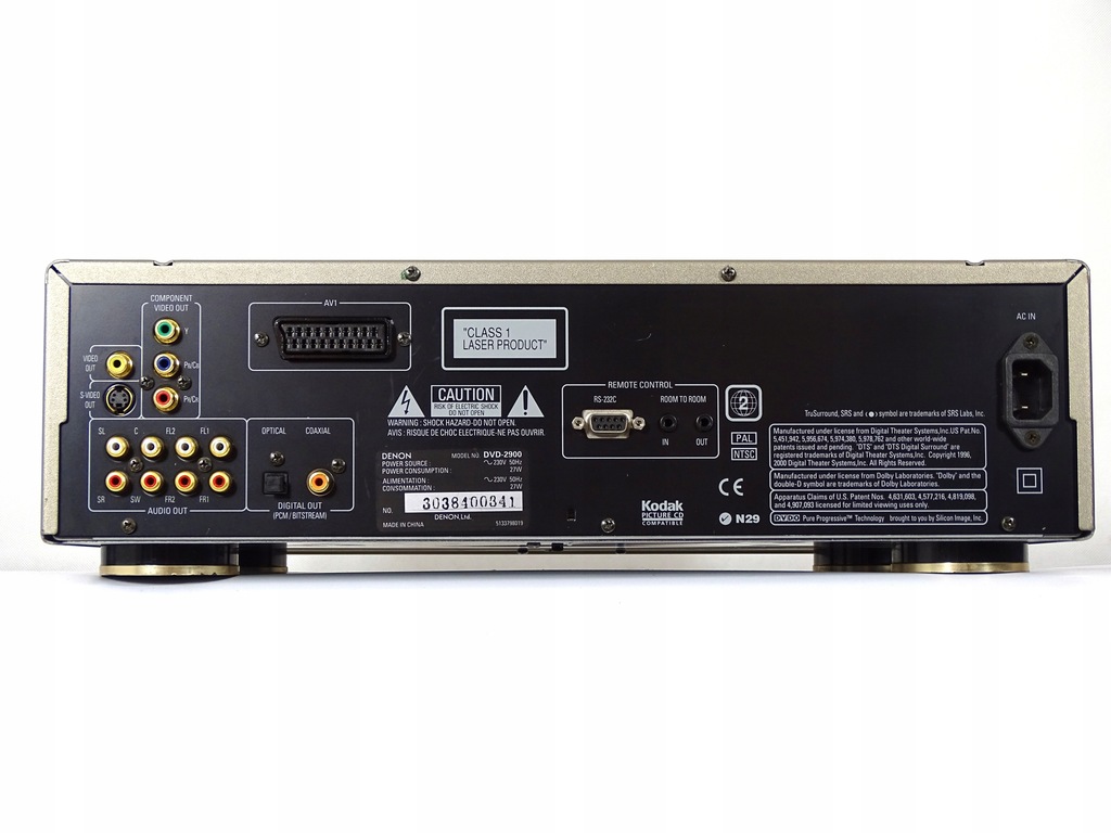 DENON DVD-2900 SUPER AUDIO CD ODT. DVD - 7664686016 - oficjalne ...