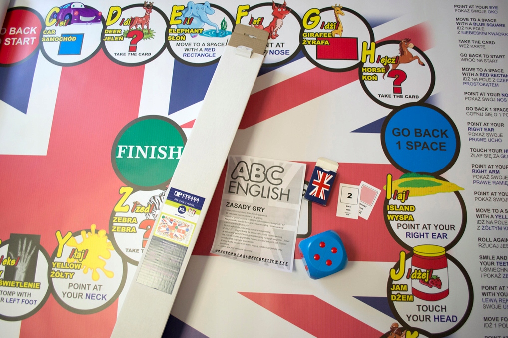 Gra ABC ENGLISH Nauka angielskiego XXL dla dzieci - 6974762131 - oficjalne archiwum Allegro