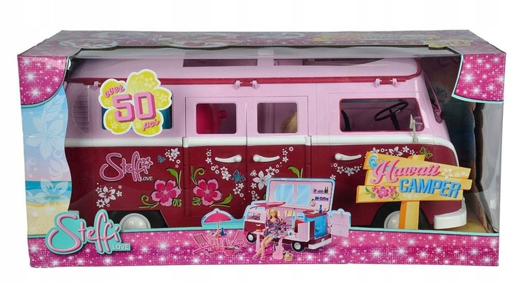 Duże Auto Kamper Dla Lalek Steffi Camper VAN Simba - 7646691303 ...