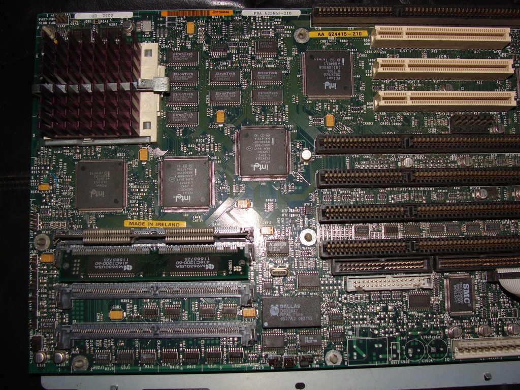 Retro płyta z procesorem pentium 60 MHz. Optimus - 7389738175 ...