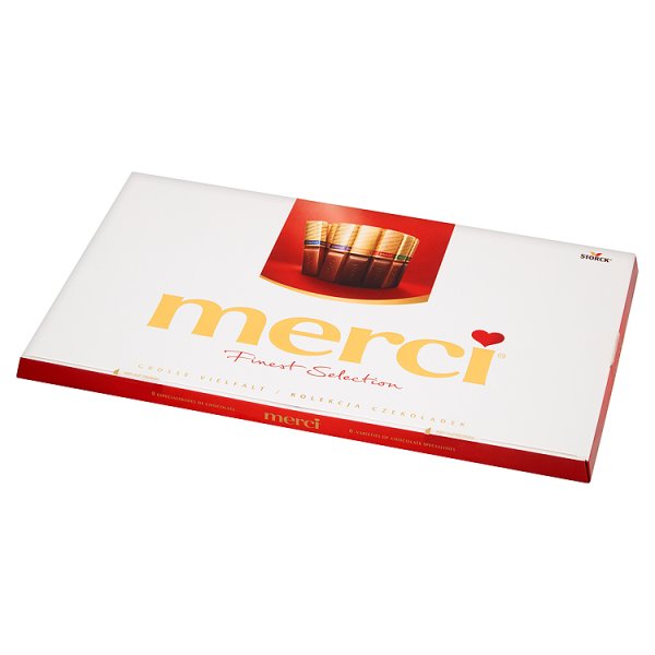 MERCI czekoladki BOMBONIERKA 400 g NAJTANIEJ - 6994910508 - oficjalne ...