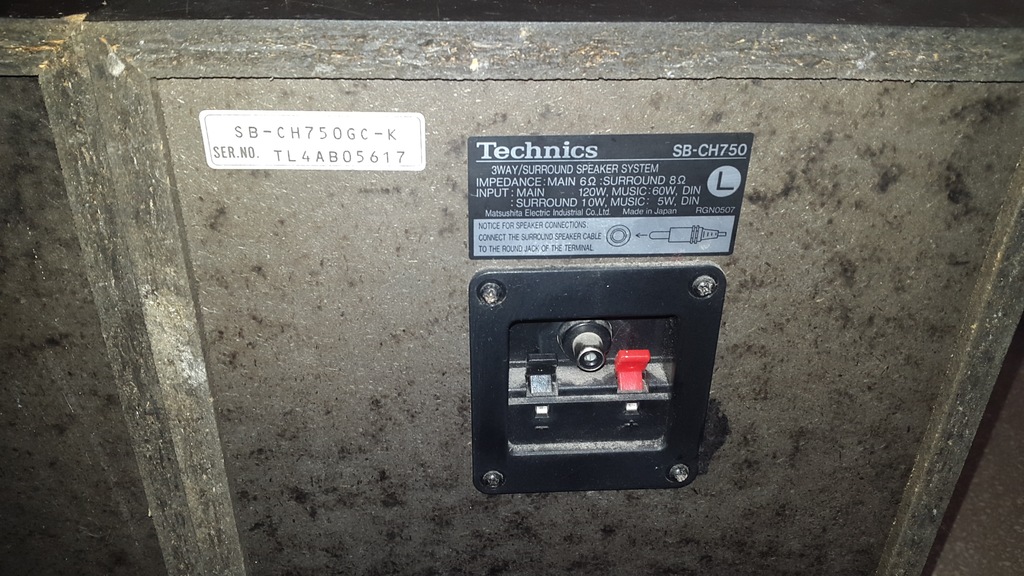 KOLUMNY TECHNICS SB-CH750. 3 WAY 60-120W, 6-8ohm - 7185414598 ...