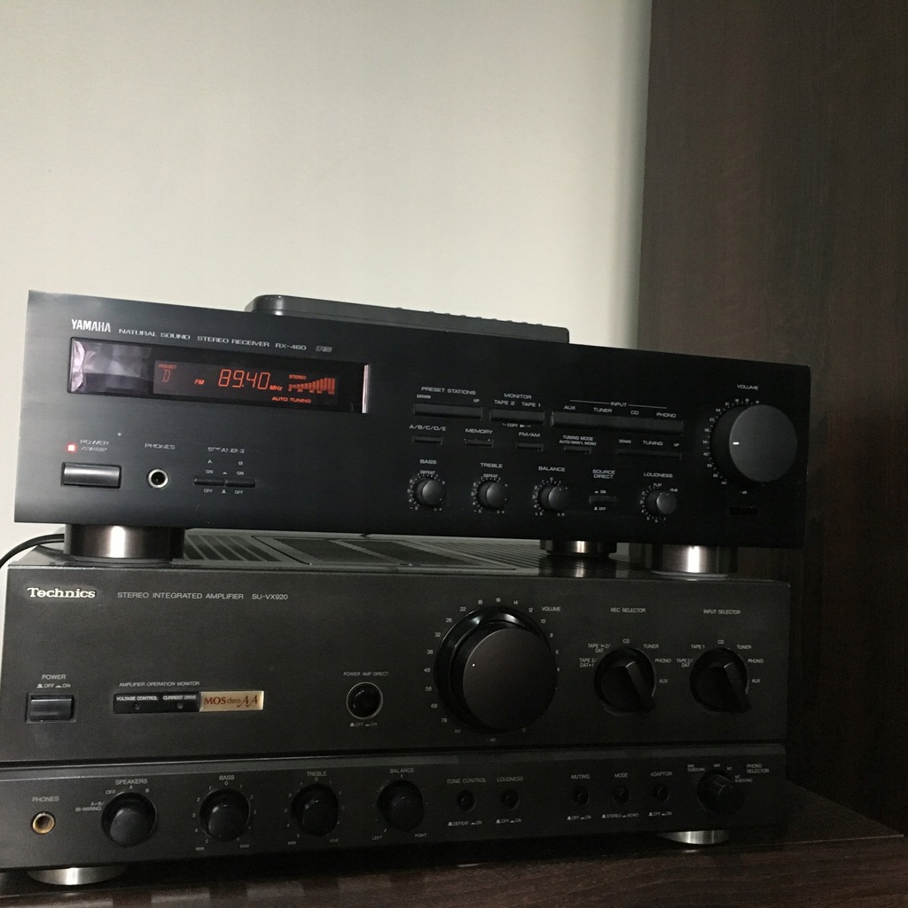 AMPLITUNER STEREO YAMAHA RX-460 WYSOKI MODEL PILOT - 7679161237 ...