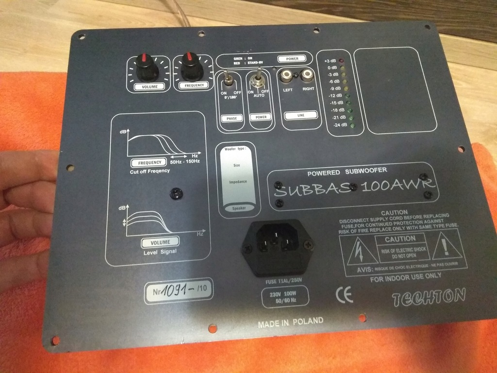 Wzmacniacz panel do subwoofera - 7714515537 - oficjalne archiwum Allegro