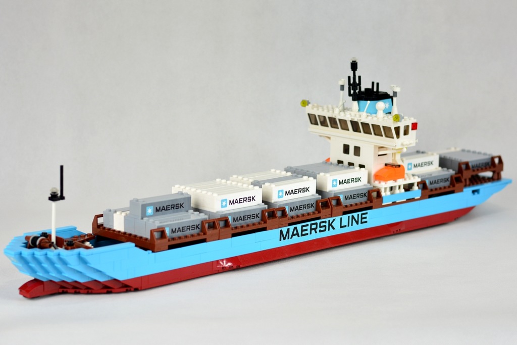 Lego 10155 Maersk Line Container Ship 2010 rok - 7361875196 - oficjalne ...