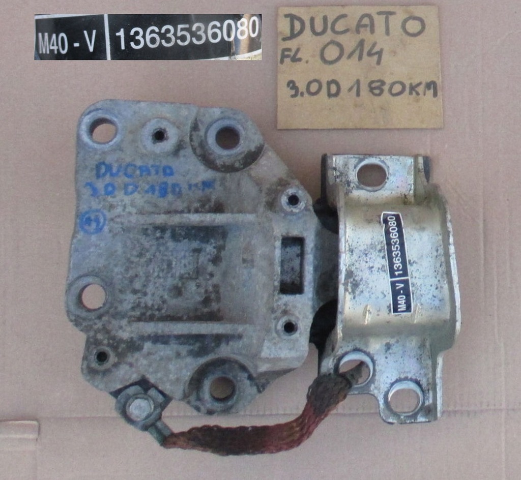 FIAT DUCATO 180KM poduszka łapa silnika 1363536080 - 7171145614 ...