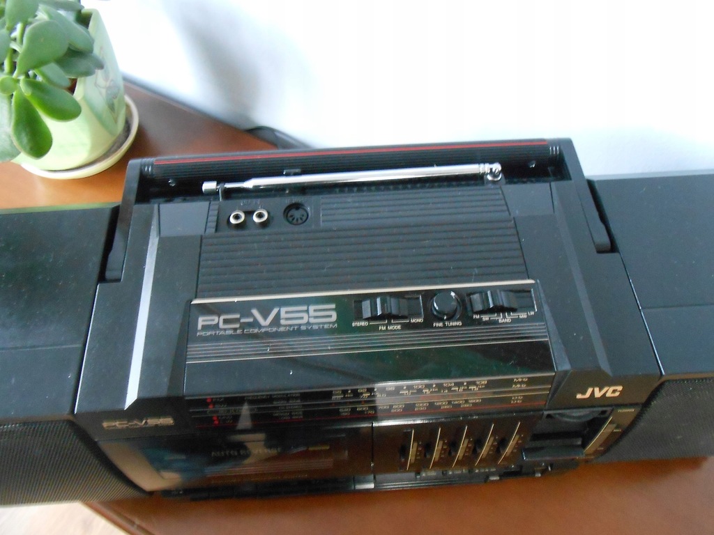 JVC PC-V55 BOOMBOX AUTO REVERS JAPAN EQUALIZER - 7440473900 - oficjalne ...