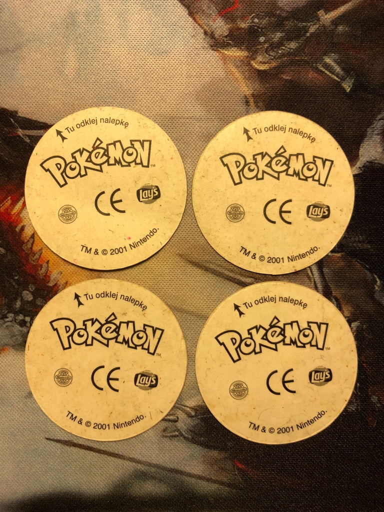Pokemon Tazo Kapsle Żetony Duo - Naklejki - 7182525579 - oficjalne ...